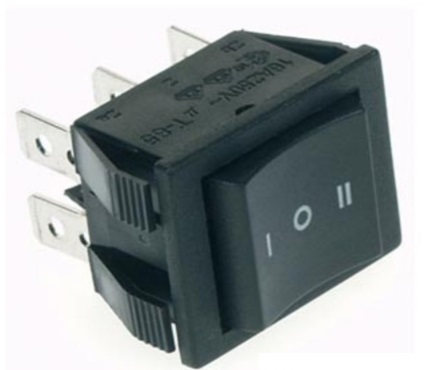 INTERRUPTOR BASCULANTE 10A-250V DP3T ON-OFF-ON - TECNIS - Audio y ...